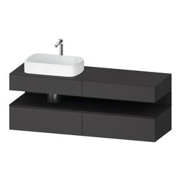 Duravit Waschtischunterschrank Qatego 160x55x60cm, gra m/Gr m, Pl, B l, B (QA4777080490010)