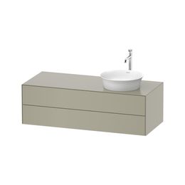 Duravit Waschtischunterschrank White Tulip 130x55cm, 2 La, 1 Pl, B re, Tau s-matt (WT4987R6060)