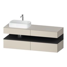 Duravit Waschtischunterschrank Qatego 160x55x60cm, gra m/ta m, Pl, B l, B (QA4777049830010)