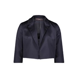 Jackenblazer Vera Mont "Blazer-Jacke ohne Verschluss", Damen, Gr. 38, blau (night sky), Obermaterial: 100% Polyester PES., Blazer Jackenblazer