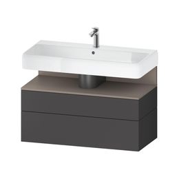 Duravit Waschtischunterschrank Qatego 99x47x59cm, ba m/Gr m, 1 Kast, 1 Ausz. (QA4395043490000)