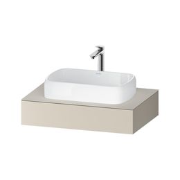 Duravit Konsole Qatego 80x55x17cm, Tau supermatt, 1 Ausschnitt (QA4800083830000)