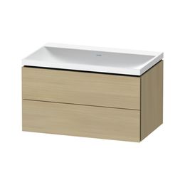 Duravit M&ouml;bel-Set L-Cube 80x48x48cm, o. Hahnl., med. Ei, 2 Schub. (LC6951N71710000)