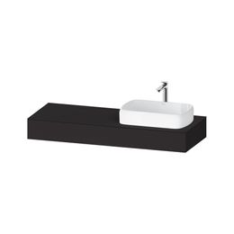 Duravit Konsole Qatego 140x55x17cm, gra m, 1 Ausschn, Beck. re (QA4804080800000)