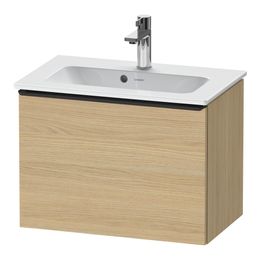 Duravit Waschtischunterschrank D-Neo Compact 61x37,2, sw/Ei Nat, 1 Ausz., wandh&auml;ngend (DE42680BD300000)