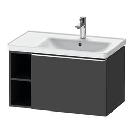 Duravit Waschtischunterschrank D-Neo 78,4x45,2cm, 1 A, Beck. re, chr/Grap ma (DE4257010490000)