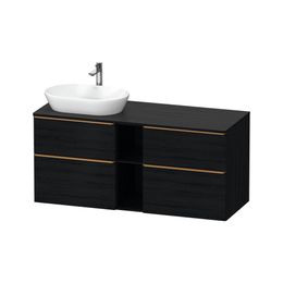 Duravit Waschtischunterschrank D-Neo 140x55cm, 2 SBK, 2 A, B L, b geb/Ei sw (DE4970L04160000)