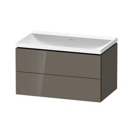 Duravit M&ouml;bel-Set L-Cube 80x48x48cm, o HL, flan. Gr hgl, 2 Schub. (LC6951N89890000)