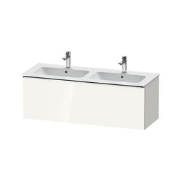 Duravit Waschtischunterschrank D-Neo 128x46,2x44cm, 1 A, wandh&auml;ngend, chr/we hgl (DE4265010220000)