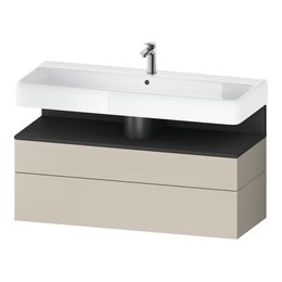 Duravit Waschtischunterschrank Qatego 119x47x59cm, gra m/ta m, 1 Kast, m B (QA4396049830010)