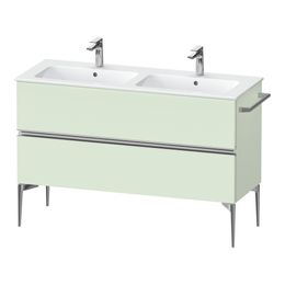 Duravit Waschtischunterschrank boden Sivida 128x59,1x47,7cm, 2 Schub., gr&uuml;n m, G chr (SV4647010HH0000)