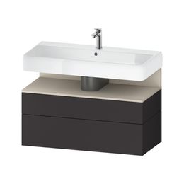 Duravit Waschtischunterschrank Qatego 99x47x59cm, T m/Gr m, 1 Kast, m Nischenb (QA4395083800010)