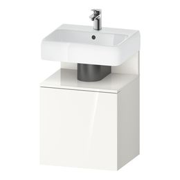 Duravit Waschtischunterschrank Qatego 49x42x64,5cm, 1 T., T. re, we Hochglanz (QA4077R22220000)