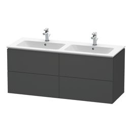Duravit Waschtischunterschrank L-Cube 129x48,1x55cm, 4 Schub., wandh&auml;ngend, graph ma (LC625904949)