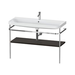 Duravit M&ouml;belwaschtisch-Kombi Happy D.2 Plus 117,5x49cm, m Konsole, 1 HL, Nussb geb. (HP4839O69690000)