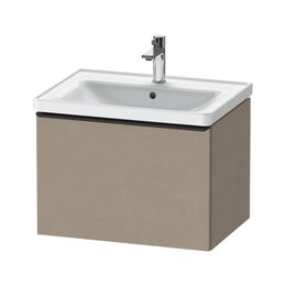Duravit Waschtischunterschrank D-Neo 63,4x45,2cm, sw/Leinen, 1 Ausz., wandh&auml;ngend (DE42540BD750000)