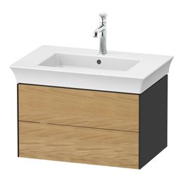 Duravit Waschtischunterschrank White Tulip 68,4x45,8cm, E Nat gra m, 2 La, wandh&auml;ngend (WT43410H558)