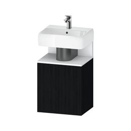 Duravit Waschtischunterschrank Qatego 44x35x64,5cm, 1 T., T. li, we m/Eich sw (QA4076L18160000)