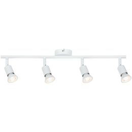 Paulmann LED Deckenleuchte "Carolina", wei&szlig;, 4, H: 12,4cm, 1 Stk., Leuchten, GU10, LED Deckenleuchte