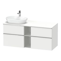 Duravit Waschtischunterschrank D-Neo 140x55cm, 2 SBK, 2 A, B li, chr/we ma (DE4970L10180000)