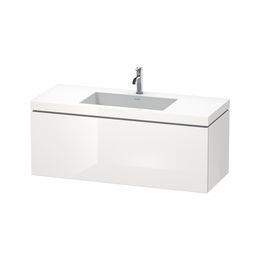 Duravit Waschtischunterschrank c-bonded L-Cube 120x48cm, 1 HL, we. hgl, 1 Ausz., wandh&auml;ngend (LC6919O8585)