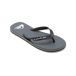 Sandale Quiksilver "Molokai Core", Damen, Gr. 13(46), grau (grau 1), Obermaterial:Obermaterial: Synthetikmaterial / Au&szlig;ensohle: Moosgummi;, Schuhe Sandale