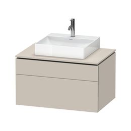 Duravit Waschtischunterschrank L-Cube 82x55cm, T m, 1 Schubk., 1 Ausz., wandh&auml;ngend (LC4880083830000)