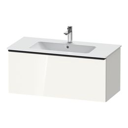 Duravit Waschtischunterschrank D-Neo 101x46,2cm, sw/w hgl, 1 Ausz., wandh&auml;ngend (DE42630BD220000)