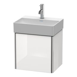 Duravit Waschtischunterschrank XSquare 43,4x34x39,7cm, wandh&auml;ngend, T&uuml;r li, graph ma (XS4060L4949)