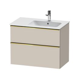 Duravit Waschtischunterschrank D-Neo 81x46,2cm, 1 Kast, B R, gol pol/Taupe ma (DE4367034910000)