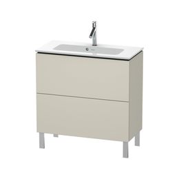Duravit Waschtischunterschrank Compact L-Cube 82x39,1cm, Tau matt, 2 Ausz&uuml;ge, stehend (LC667409191)