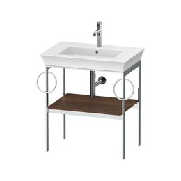 Duravit Waschtisch-Konsole White Tulip 68,4x45cm, US N mass, Me, 2 HTH, bo (WT4546B7777)