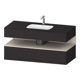 Duravit Einbauwaschtisch-M&ouml;bel-Set Qatego 120x55x60cm, T m/Gr m, Kon-WTU, Nischenb (QA4787091800010)