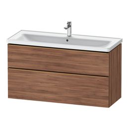 Duravit Waschtischunterschrank D-Neo 118,4x45,2x62,5cm, 2 A, wd, b geb/Nu Nat (DE4391004790000)