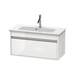 Duravit Waschtischunterschrank Ketho Compact 80x38,5cm, we hgl, 1 Auszug, wandh&auml;ngend (KT642302222)