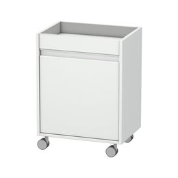 Duravit Rollcontainer Ketho 50x36x67cm, T&uuml;r rechts, wei&szlig; matt (KT2530R1818)