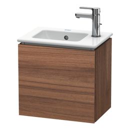 Duravit Waschtischunterschrank L-Cube 42x29,4x40cm, wandh&auml;ngend, T&uuml;r li, Nussb natur (LC6272L7979)