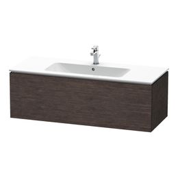 Duravit Waschtischunterschrank L-Cube 122x48,1cm, Ei dkl. geb., 1 Ausz., wandh&auml;ngend (LC614307272)