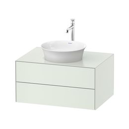 Duravit Waschtischunterschrank o. ES White Tulip 40,8x80x 55, 2 SchKa., Wei&szlig; Seidenmatt (WT4985036360010)
