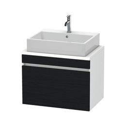 Duravit Waschtischunterschrank Com DuraStyle 70x47,8cm, Ei sw/we ma, f Kons, 1 Auszug (DS530101618)