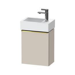 Duravit Waschtischunterschrank D-Neo 36,4x22,2x44cm, 1 T&uuml;r, An R, g pol/Tau m (DE4218R34910000)