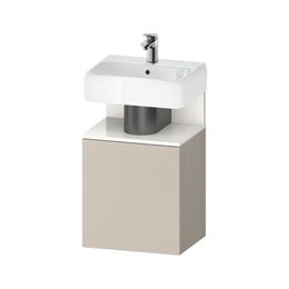 Duravit Waschtischunterschrank Qatego 44x35x64,5cm, 1 T, T li, we Hgl/taupe ma (QA4076L22910000)