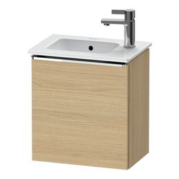 Duravit Waschtischunterschrank D-Neo 41x27,4x44cm, 1 T, An re, chr/Eiche Nat (DE4259R10300000)