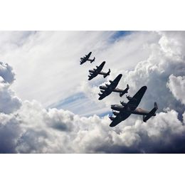 Fototapete papermoon "Lancaster Bomber", bunt, B:4m L:2,6m, Vlies, Tapeten