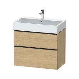 Duravit Waschtischunterschrank D-Neo 78,4x44,2cm, sw/Ei N, 1 Schubk., 1 Ausz. (DE43730BD300000)