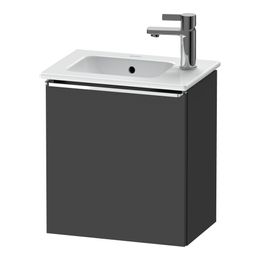 Duravit Waschtischunterschrank D-Neo 41x27,4x44cm, 1 T, An li, chr/Grap ma (DE4259L10490000)