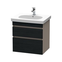 Duravit Waschtischunterschrank DuraStyle 60x45,3cm, E sw/Bas ma, 2 SchKa., wandh&auml;ngend (DS648301643)