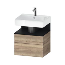 Duravit Waschtischunterschrank Qatego 59x47x59cm, E sw/E Ma, 1 Kast, 1 Ausz. (QA4393016550000)