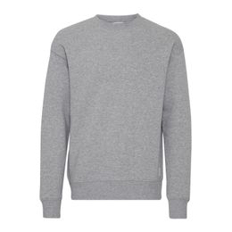 !Solid Longpullover SOLID "Sweatshirtpullover SDLenz", Herren, Gr. S, grau (light grau melange), Obermaterial: 60% Baumwolle CO. 40% Polyester PES., Sweatshirts Longpullover