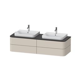 Duravit Waschtischunterschrank o. ES Happy D.2 Plus 40,8x160cm, 4 SchKa., BP b, Tau matt (HP4964B83830010)